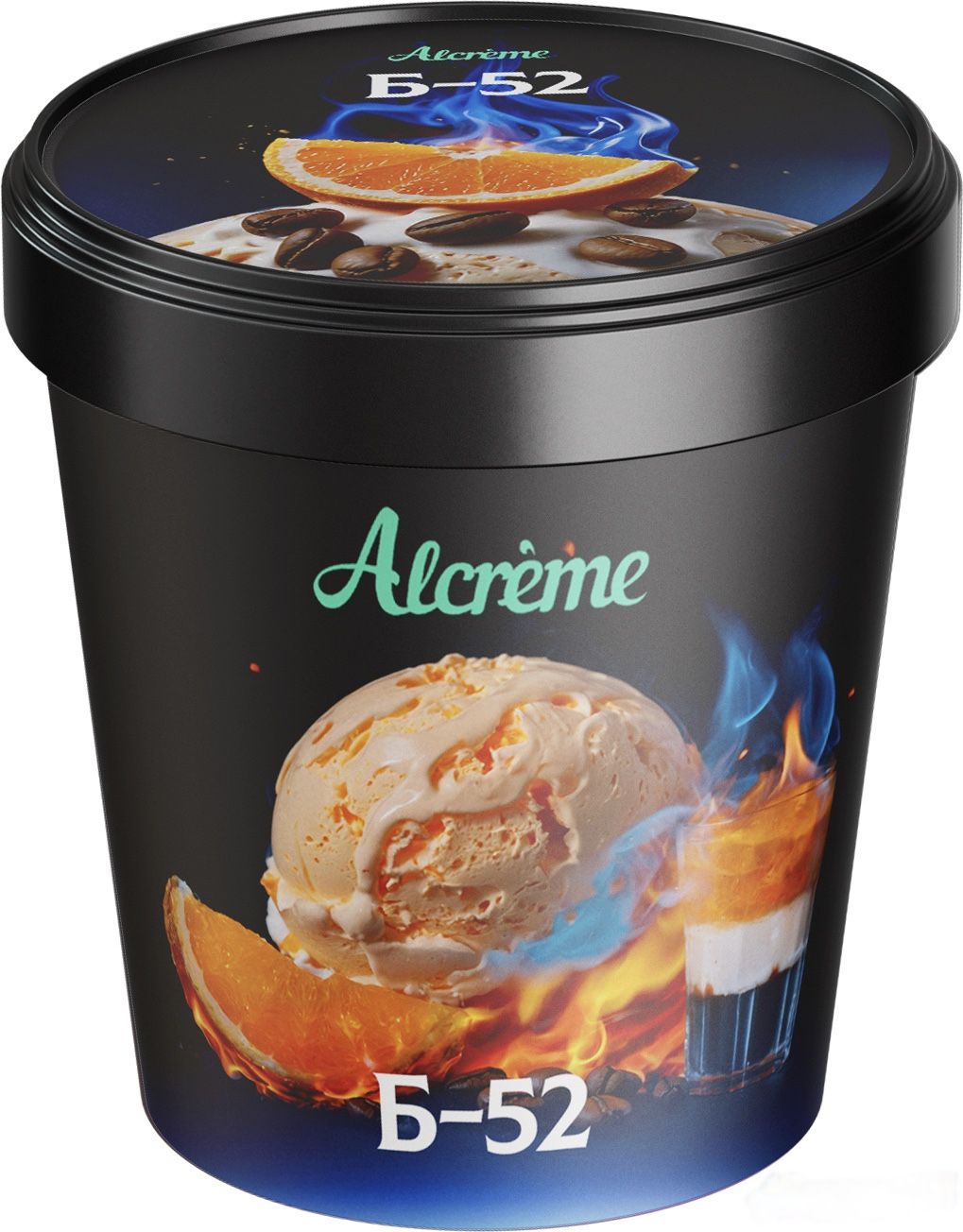 Коктейльное мороженое Б-52 с виски 300 г, Alcreme купить на OZON по ...