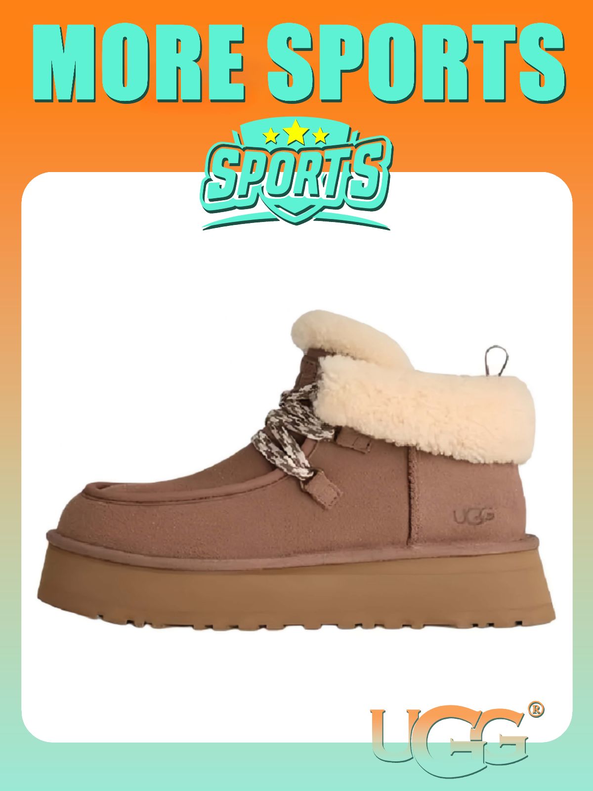 Угги Мужской, Женский UGG насыщенный коричневый Овчина Зима Без ...