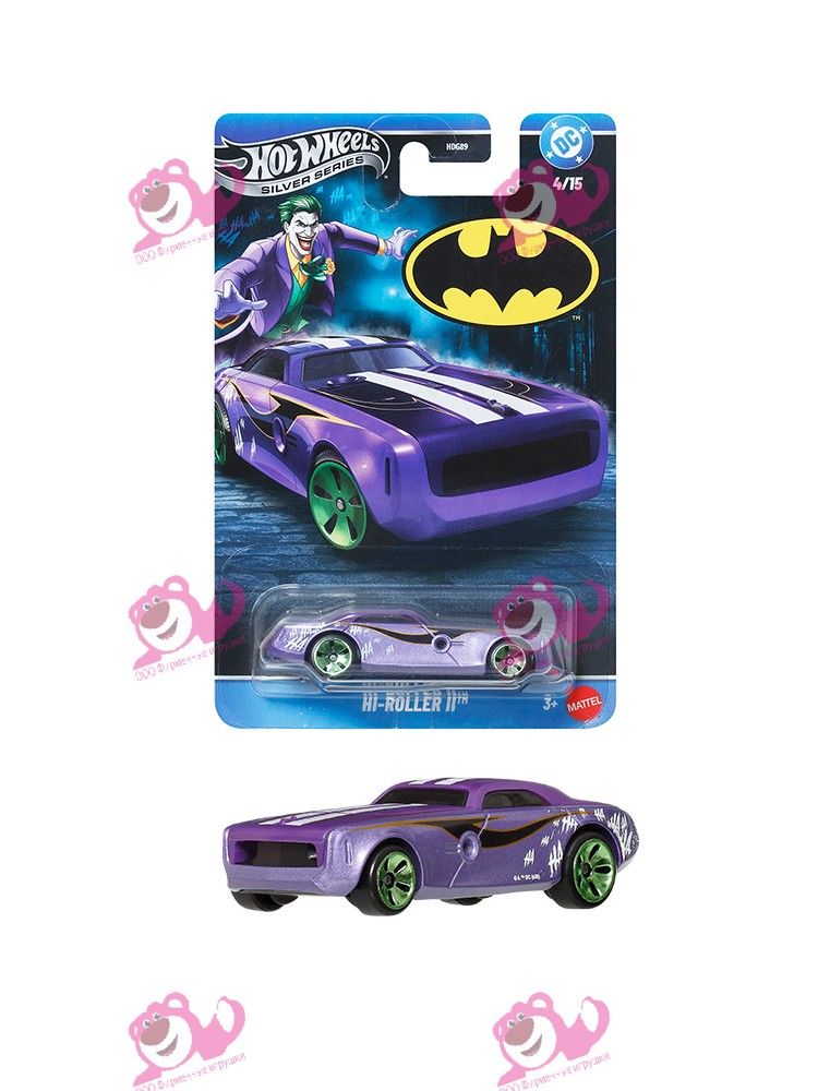 Машинка Mattel Hot Wheels 2026 HDG89 Batman Themed Series-Hi-Roller II ...