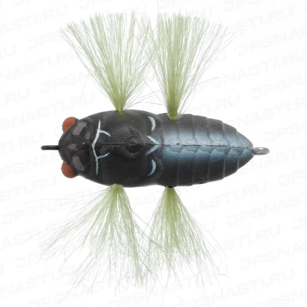 Воблер Топвотер (Topwater) TIEMCO TT Soft Shell Tiny Cicada, 2 г-0.1 м ...