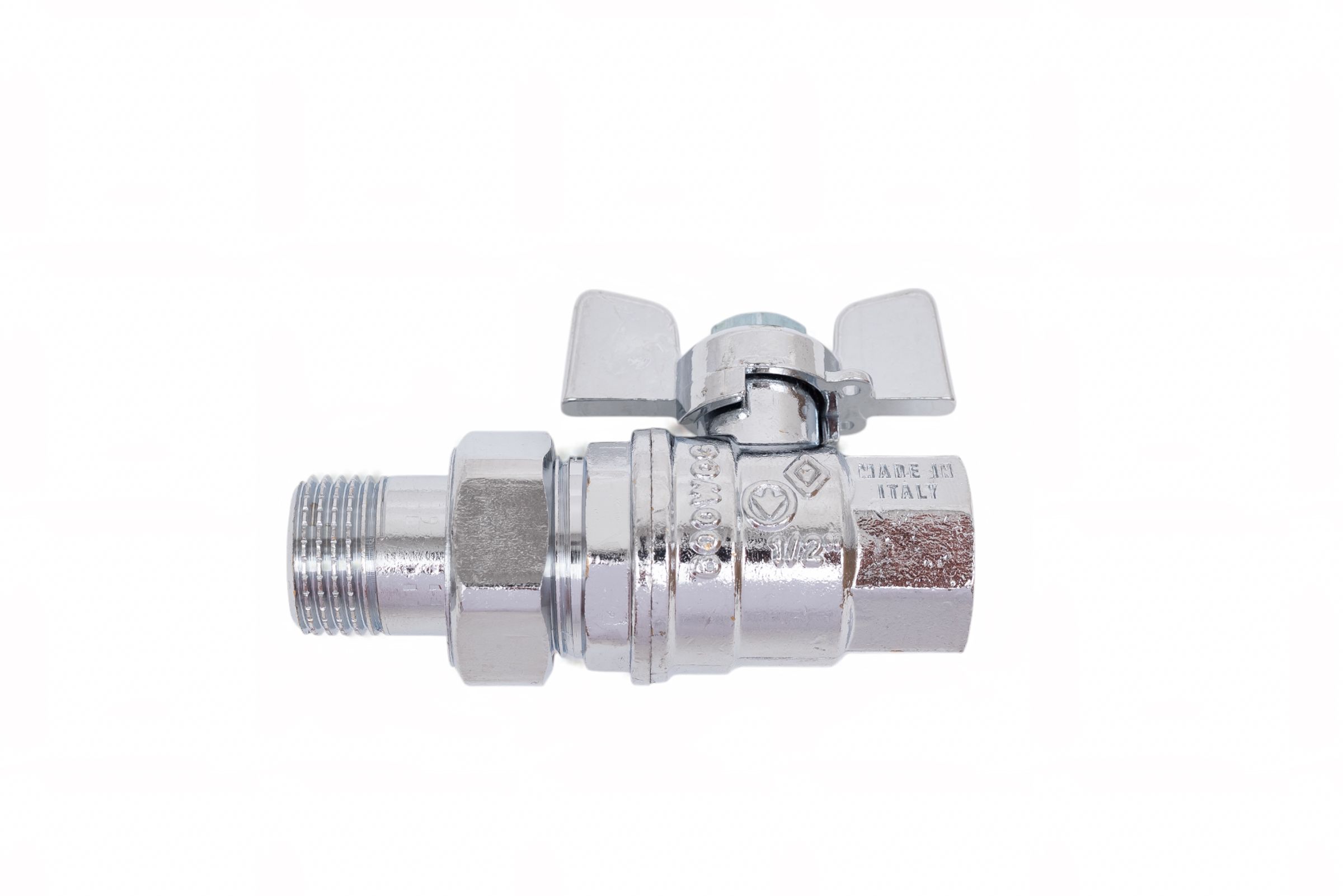 Шаровой кран Bugatti арт.322C G1/2" DN15 PN64 хром. 032204C купить на ...