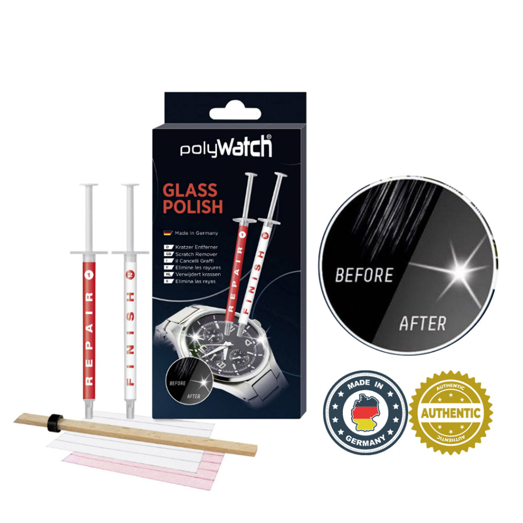 Набор POLYWATCH Glass Polish Kit для полировки минеральных и сапфировых ...