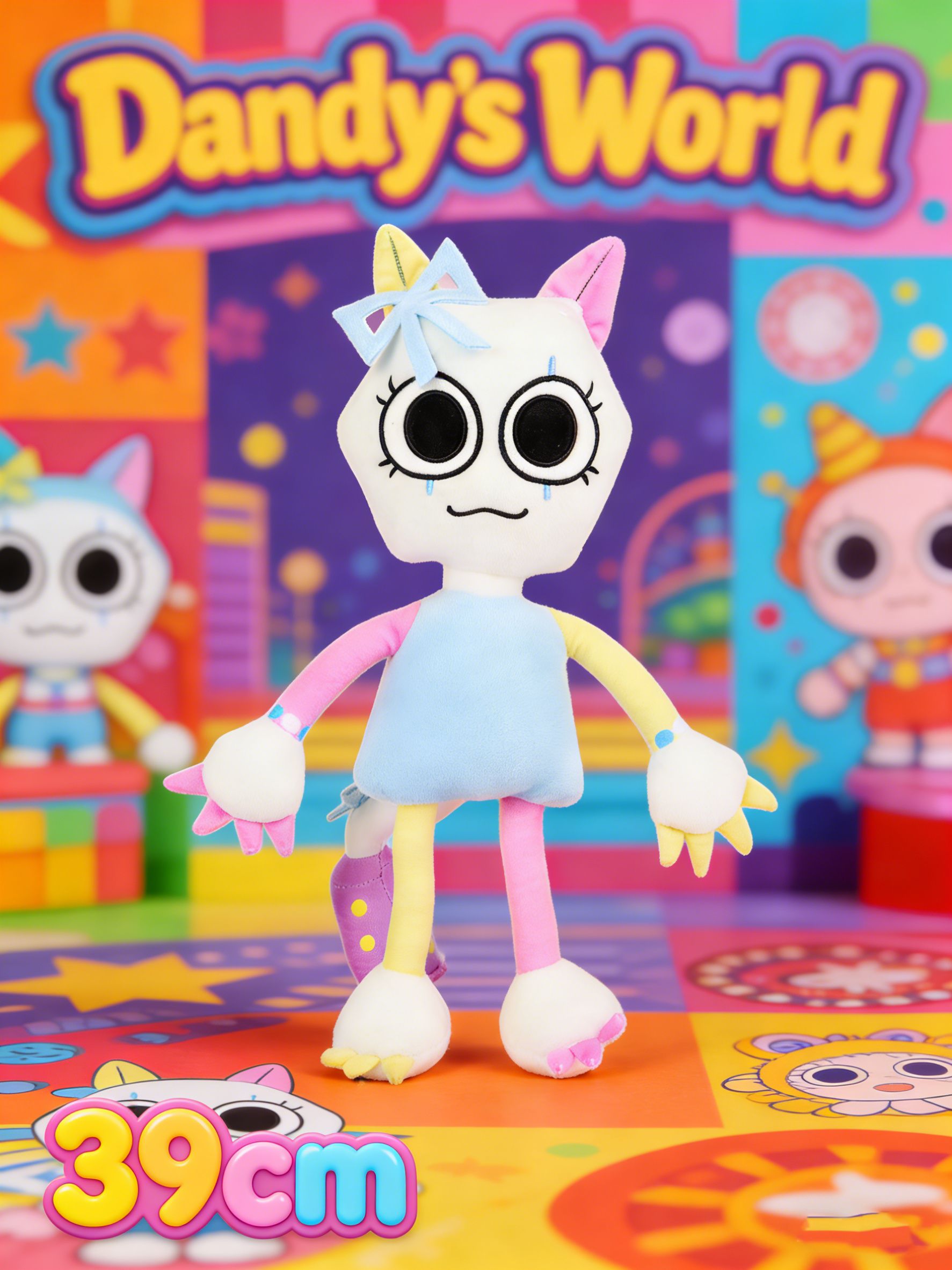 Мир Денди Мягкая Игрушка 39CM/Roblox/dandys world plush купить на OZON ...