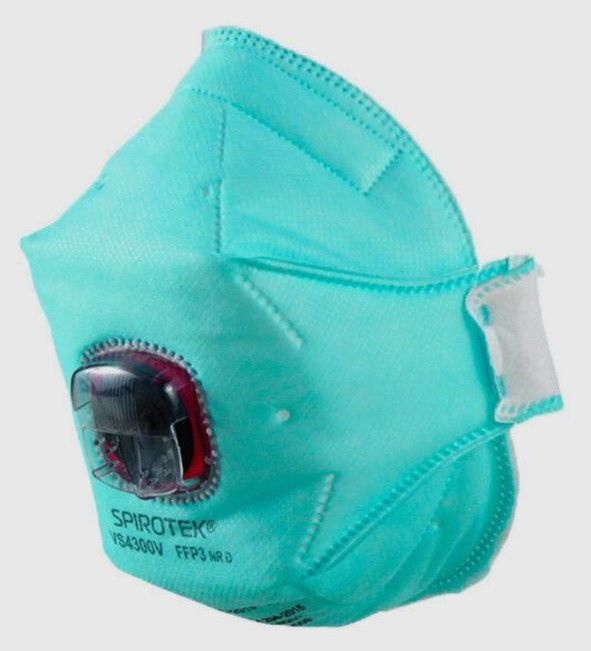 SPIROTEK Респиратор профессиональный Spirotek VS4300V, FFP3, 3 шт. - купить с доставкой по ...