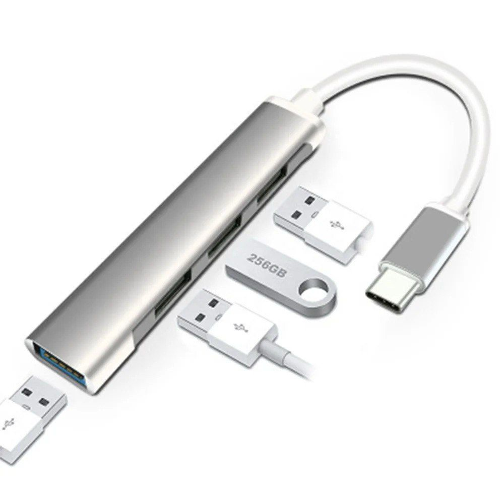 Компактный универсальный разветвитель type-c USB на гаджеты - купить с ...