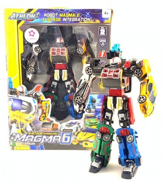 Робот трансформер Магма 6 Athlon 6в1 большой 40см купить на OZON по ...