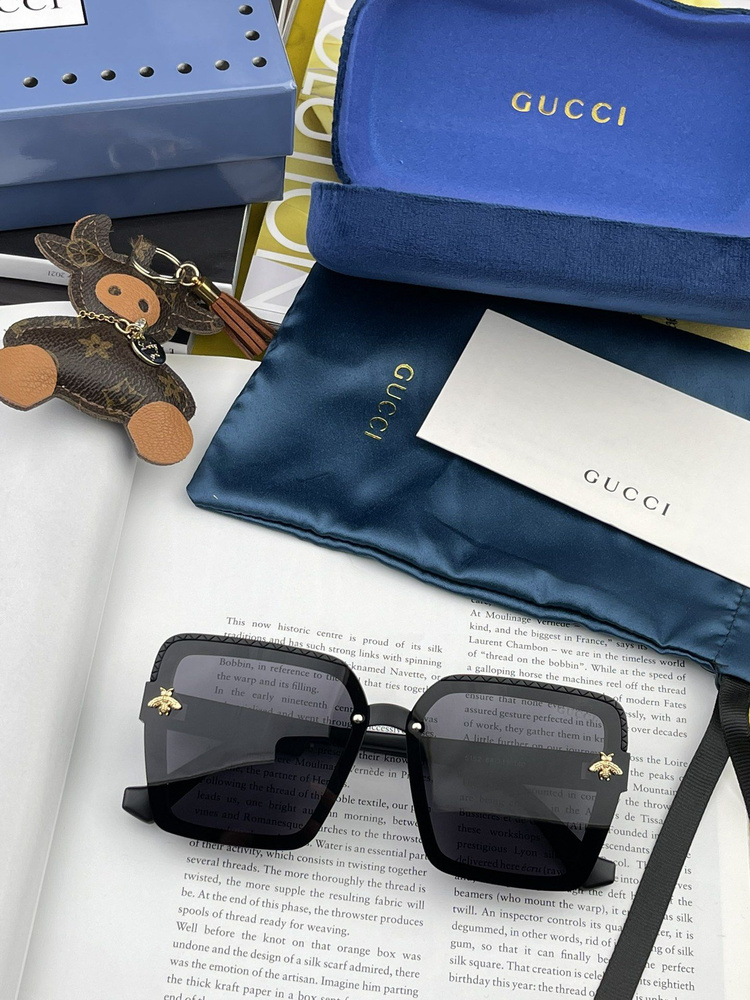Gucci Очки солнцезащитные - купить с доставкой по выгодным ценам в ...