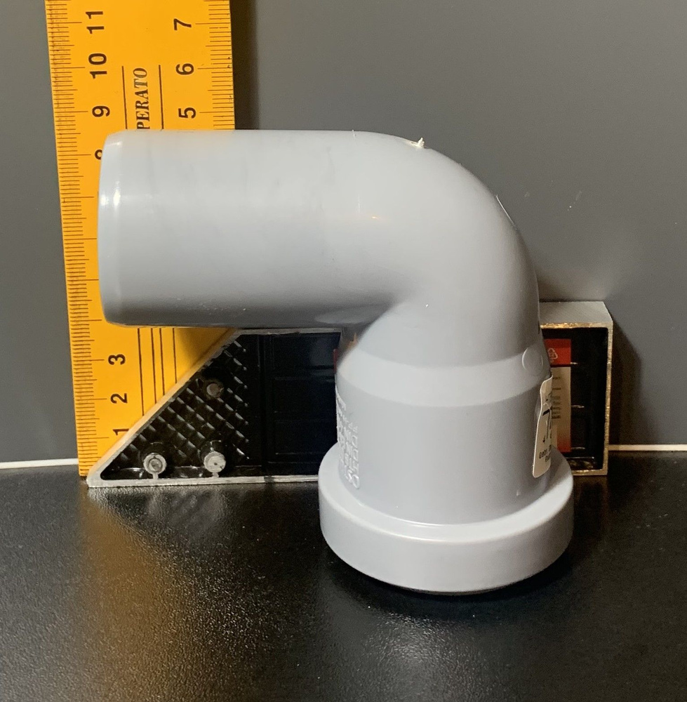 Отвод угол канализационный 40 х 90 (87) градусов OSTENDORF - купить с ...