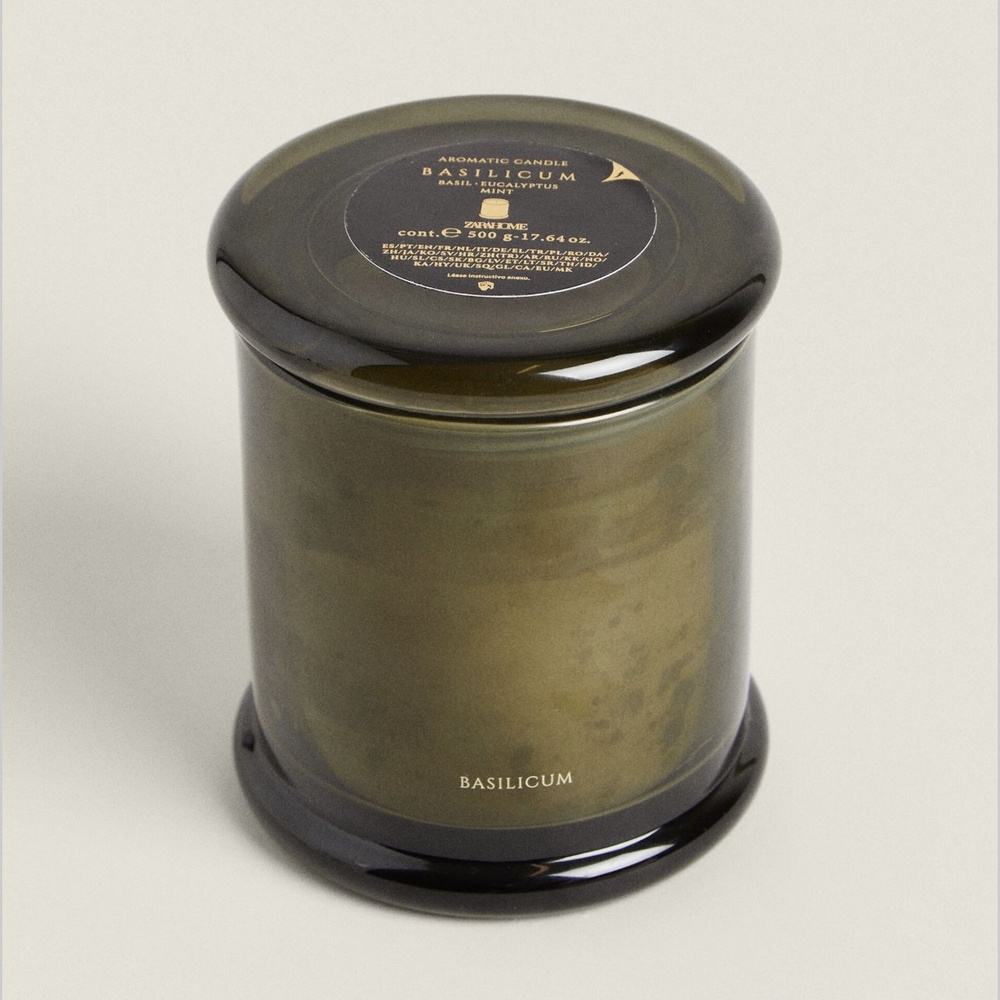 Свеча ароматическая ZARA HOME "BASILICUM new" дляУниверсальный, 14 см х ...