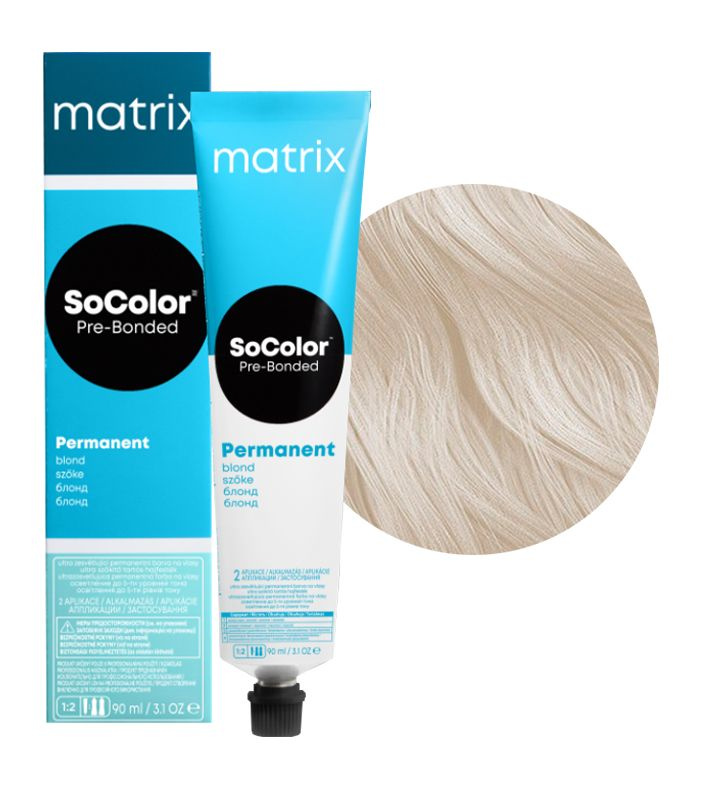 Краска для волос Matrix SoColor Pre-Bonded Ultra.Blond UL-P жемчужный ...