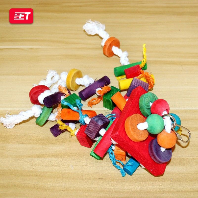 Игрушки для попугаев, других птиц и грызунов, с креплением деревянная ...