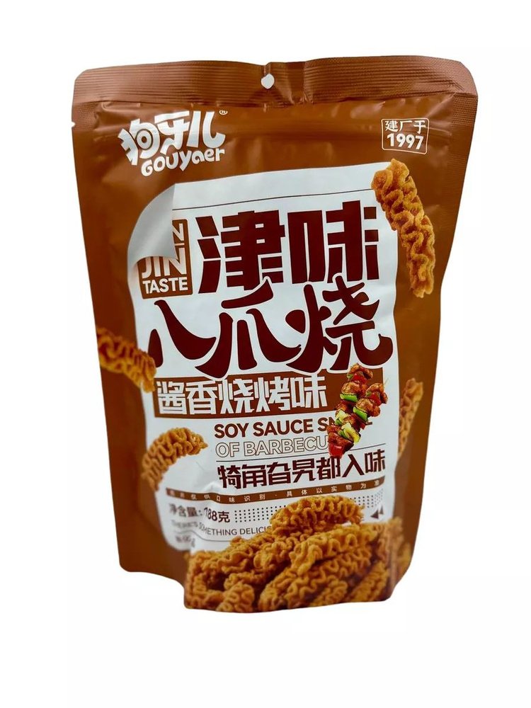 Рисовые чипсы Gouyaer со вкусом барбекю, 188гр. - купить с доставкой по ...