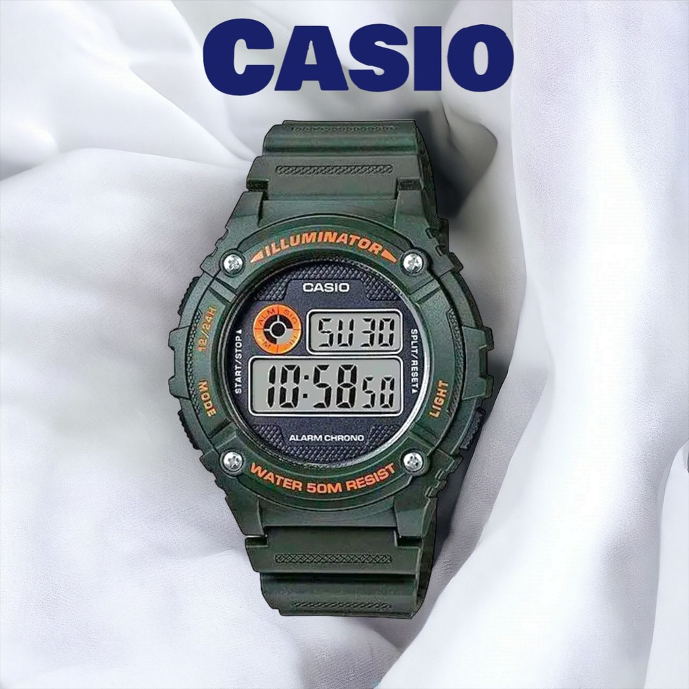 Наручные часы CASIO W-216H-3B купить на OZON по низкой цене (1587555368)