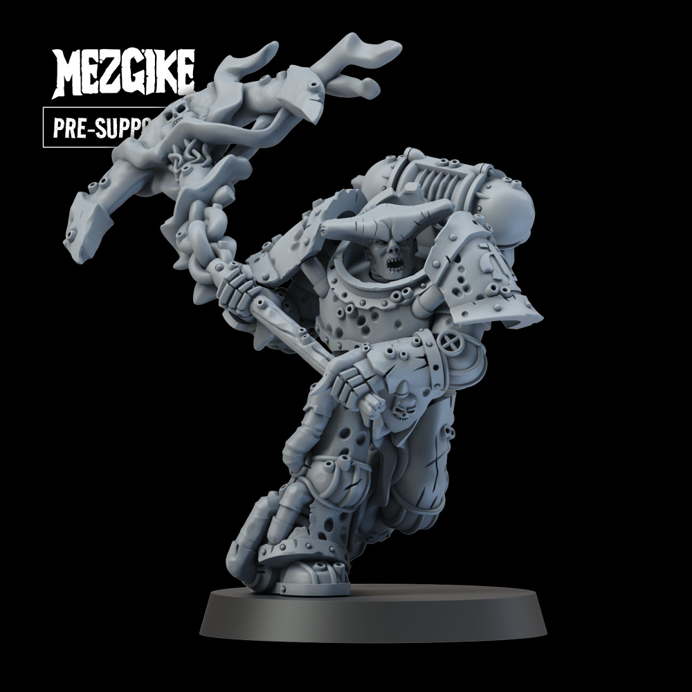 Миниатюра Wh40k DnD Death Guard / Гвардия Смерти: Dredge Marine with ...
