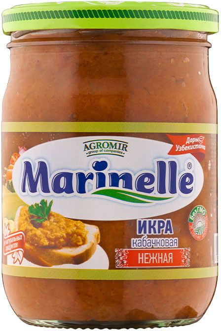 Marinelle Икра из кабачков 500 мл купить на OZON по низкой цене ...