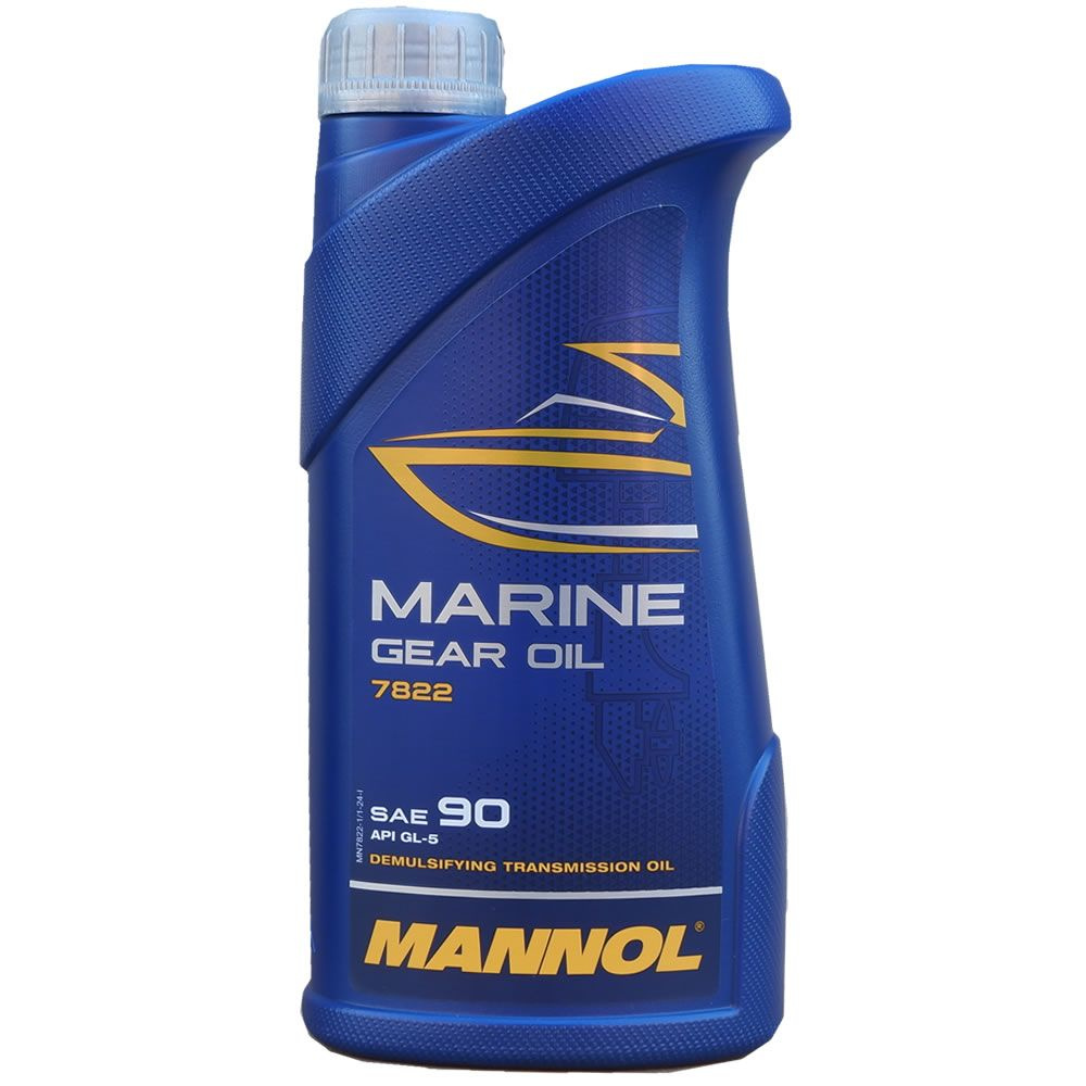 Масло трансмиссионное MANNOL 7822 Marine Gear Oil SAE 90 1л купить на OZON по низкой цене ...