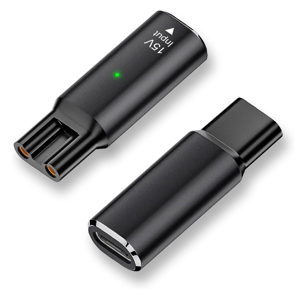 2 Pack 15V Type-C HQ8505 зарядное устройство адаптер, USB-C зарядный ...