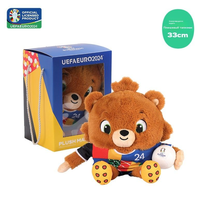 2024 European Cup Arbat Teddy Bear Плюшевая игрушка, 33 см - купить с ...