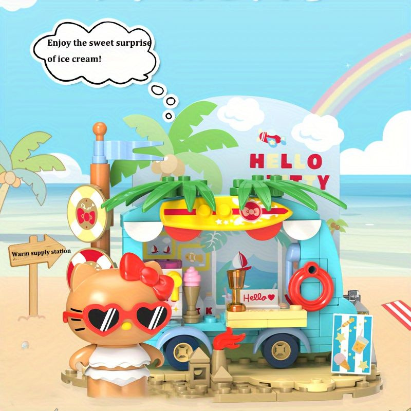 Top Toy Sanrio Праздничная коллекция Marina HELLO KITTY Строительные блоки Building Blocks ...