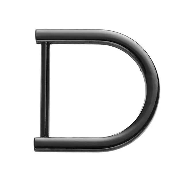 Ручкодержатель для сумки, 20 мм, чёрный, полукольцо разборное (скоба ...