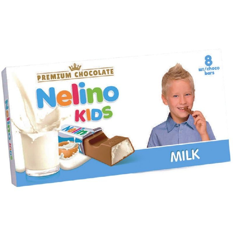 Шоколад NELLY Nelino Kids Молочный с молочной начинкой 100г - купить с ...