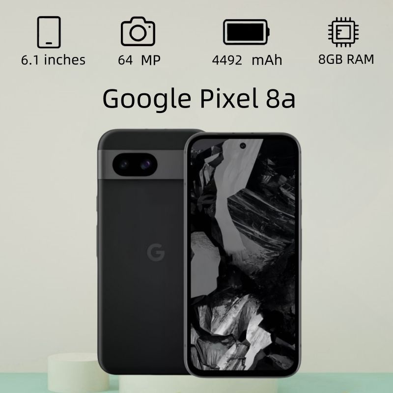 Смартфон Google Pixel 8a 128 ГБ Черный OLED/AMOLED 1 SIM купить c ...
