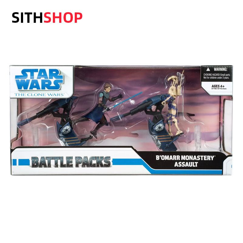 (Opened Box) Фигурка Hasbro Star Wars B'omarr Monastery Assault Battle ...
