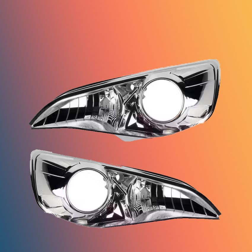 Фары автомобильные, 2 шт., арт. 0000009 купить на OZON по низкой цене ...