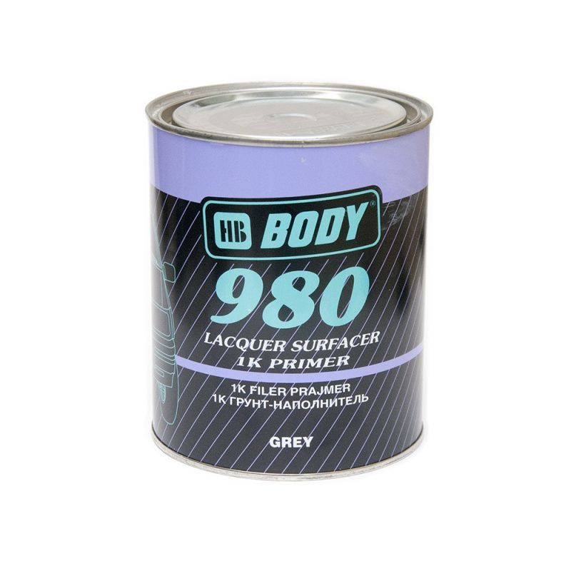 Грунт-наполнитель BODY 980 1K Primer, банка 1 л. купить на OZON по низкой цене (1757361459)