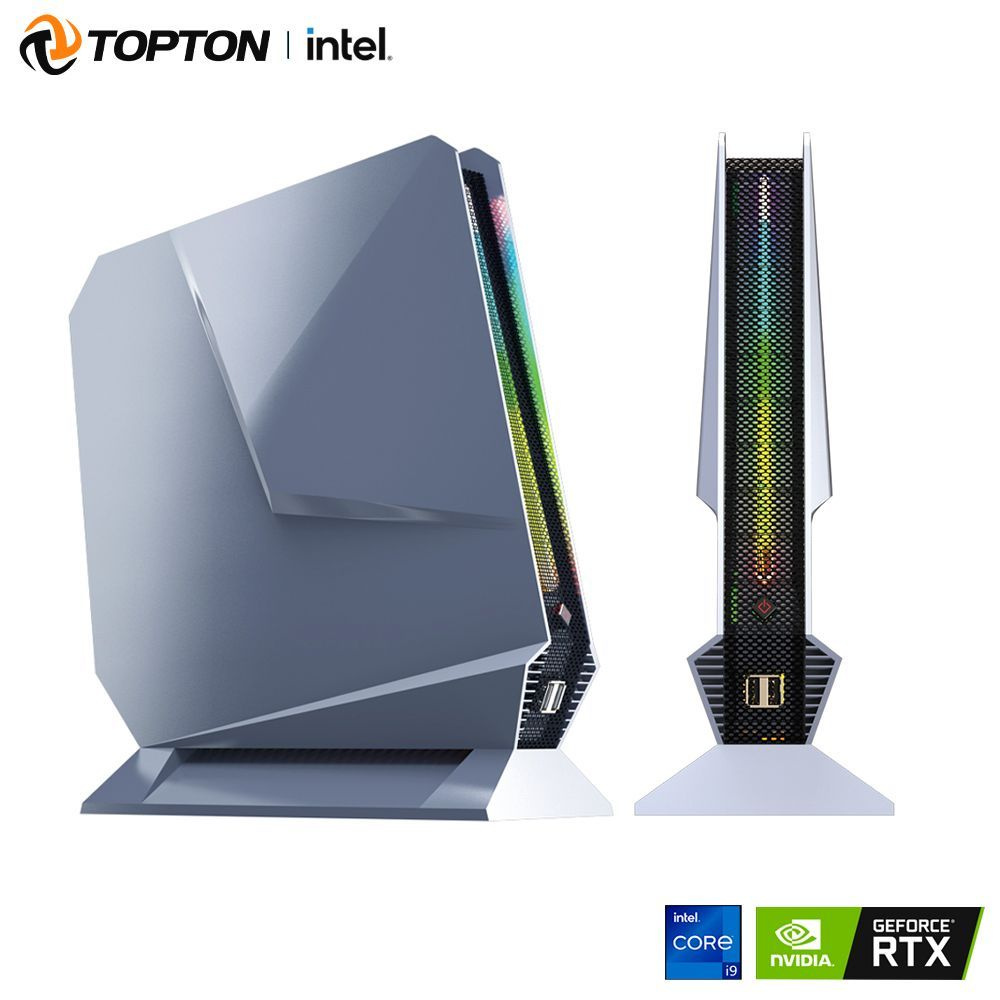 TOPTON Мини-ПК F10 (Intel Core i7-13700H, RAM 64 ГБ, SSD 1024 ГБ, NVIDIA GeForce RTX 4060 (8 Гб ...