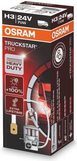 H3 70W 24V Лампа TRUCKSTAR PRO 1шт Складная картонная коробка OSRAM ...