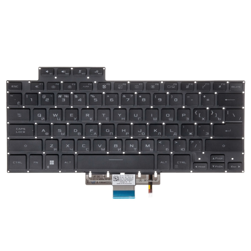 Клавиатура с RGBподсветкой 1-Zone для Asus ROG Zephyrus G15 GA503QS ...