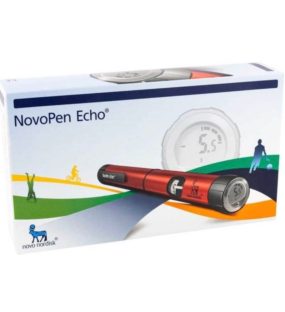 НовоПен Эхо инъектор для введения инсулина, 1 шт. шприц-ручка (NovoPen Echo) купить на OZON по ...