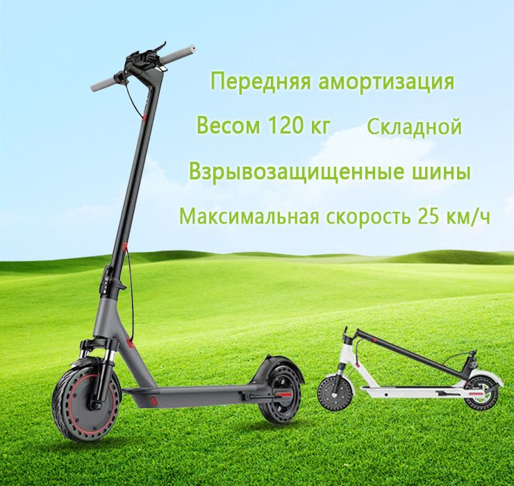 Электросамокат pdd#711951762374, белый купить на OZON по низкой цене ...