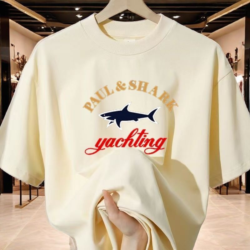 Футболка Мужской Paul&Shark абрикосовый крайола Без рукавов, размер 54 Хлопок Китай, рост 150 ...