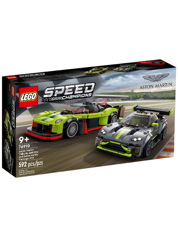 Конструктор LEGO Speed Champions 76910 Aston Martin Valkyrie AMR Pro и Aston Martin Vantage GT3 ...