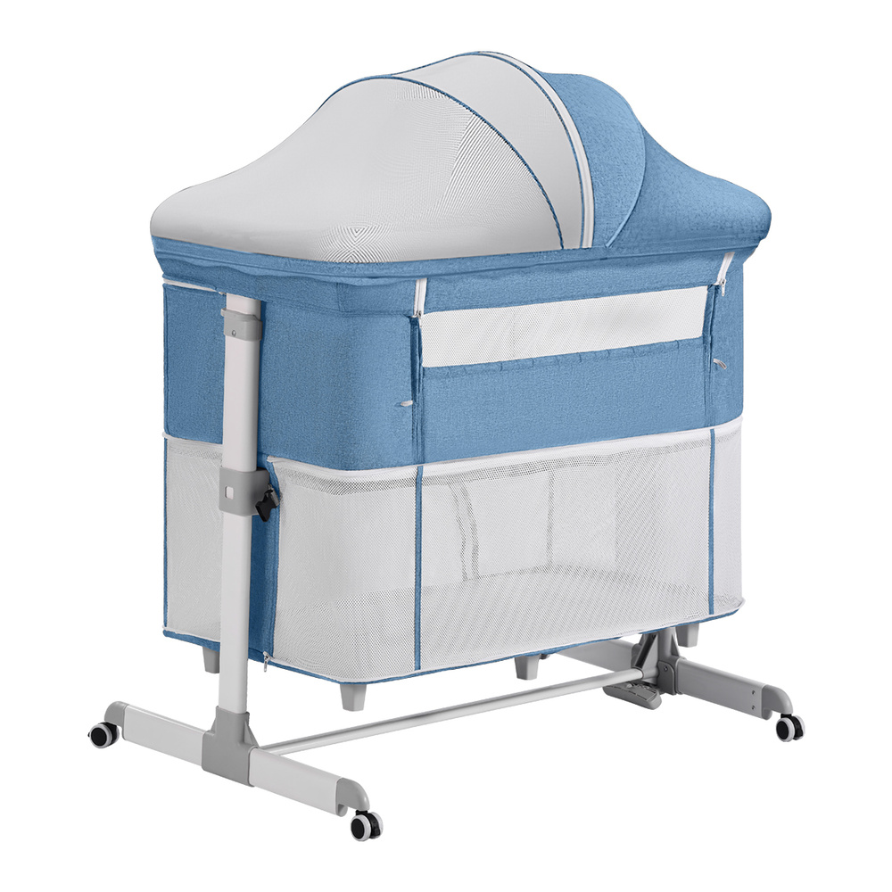 Dearest Baby Приставная детская кроватка манеж колыбель c маятником ...