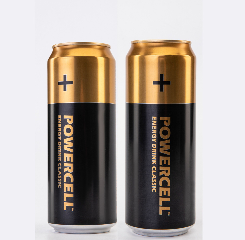 Энергетический напиток POWERCELL классик 450мл 2 шт / Drink, burn & do drive / Выпей, зажигай ...