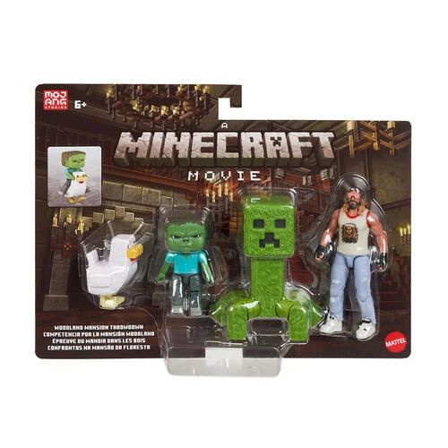 Mattel,Minecraft movie,Minecraft Маленькая скульптура,Предметы ...