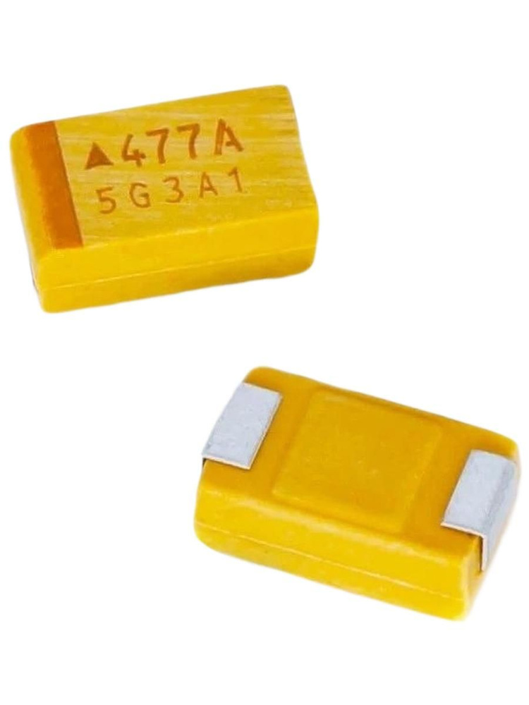 10 шт 10 В 470 мкФ, надписи: 477A, Tип D-7343-31, Размер: 7.3*4.3*2.9 ...
