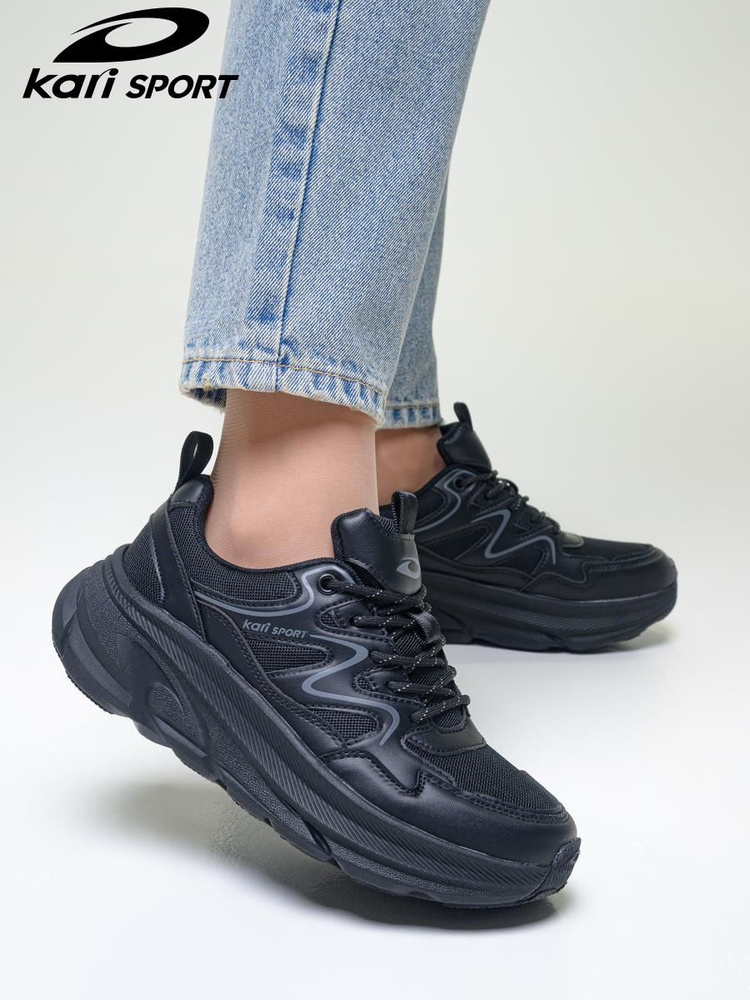 Кроссовки Женский Kari Искусственная кожа, Текстиль, размер 41 G Демисезон Шнурки купить c ...