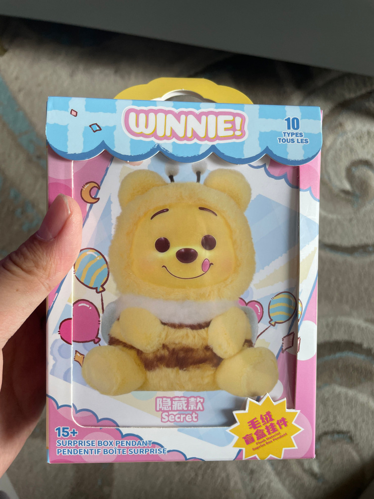 Winnie Лабубу Стич Labubu Stitch Игрушка сюрприз Blind Box miniso ...