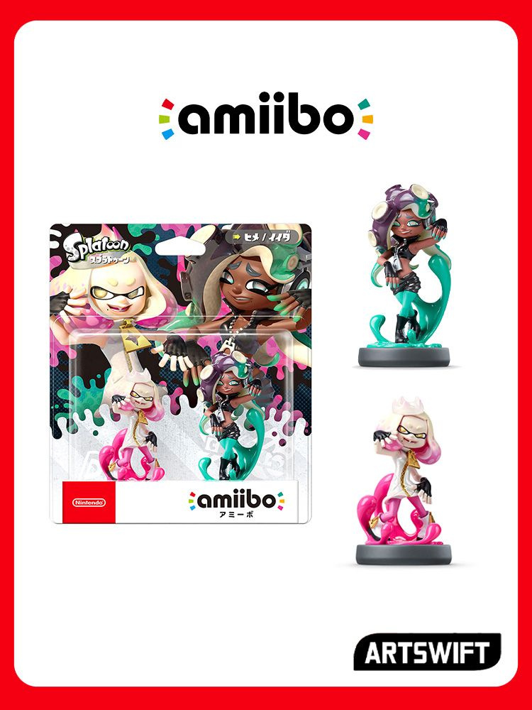 Nintendo amiibo Набор из 2-х фигурок: Жемчик + Мариша / Pearl + Marina ...
