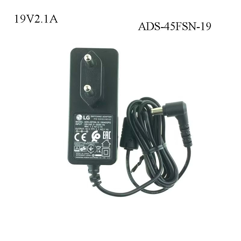 Подходит для адаптера питания европейского стандарта LG display 19V1 ...