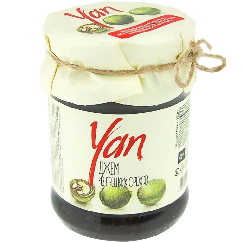 Джем YAN из грецких орехов /стекло/ 300г купить на OZON по низкой цене (2810381427)
