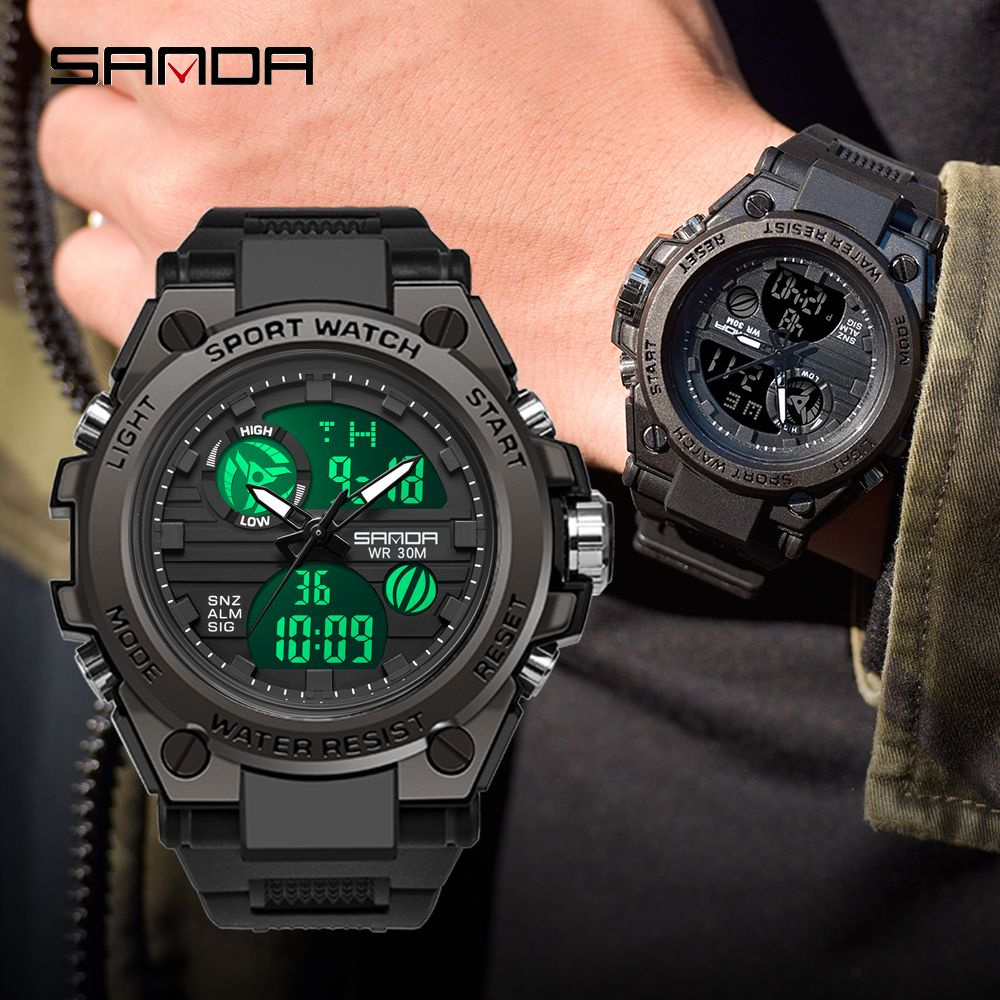 SANDA Часы наручные Кварцевые купить на OZON по низкой цене (2836386886)