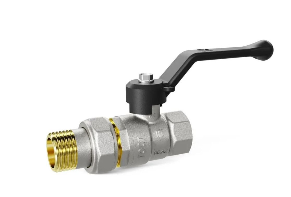 Кран шаровой латунный LD Pride 47.32.В-ГШ.Р Ду 32 Ру 25 рычаг купить на OZON по низкой цене ...