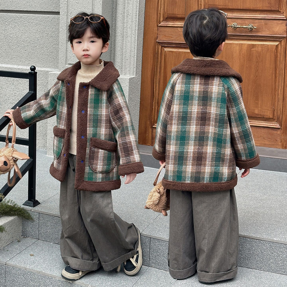 Куртка Девочки, Мальчики MOOCIE зеленый Полиэфирное волокно, размер 130 Длинный Зима Китай ...