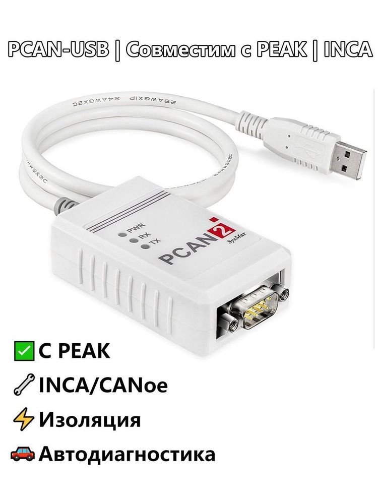 PCAN USB для CAN адаптер совместимый с PEAKIPEH-002022 / 002021 ...
