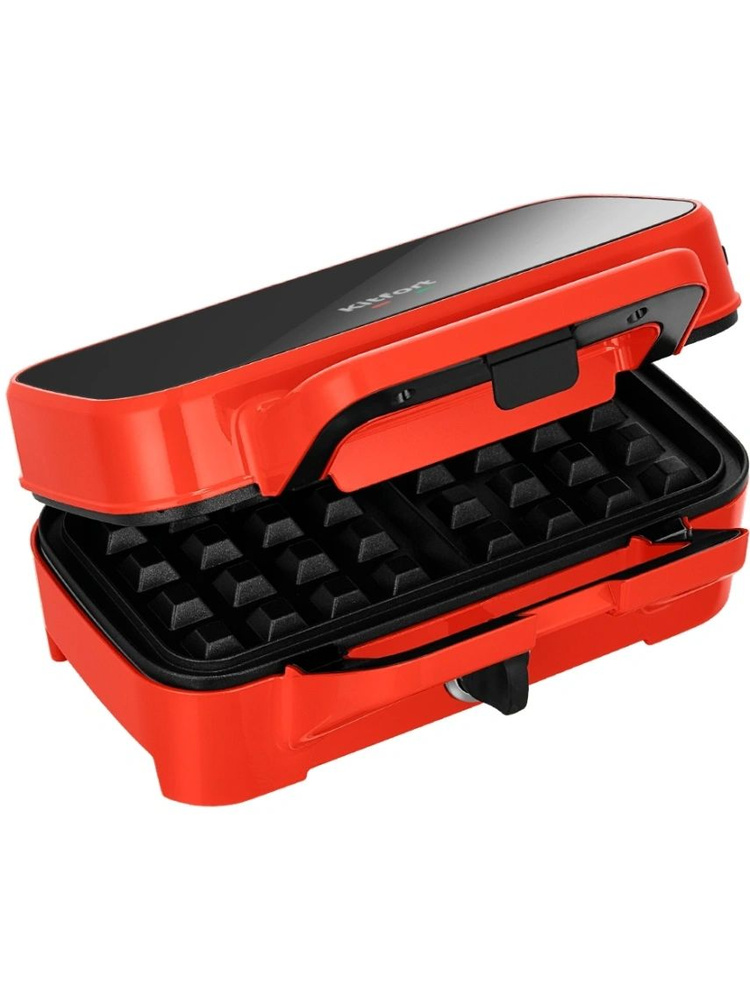 Вафельница KitFort КТ-4698, красный купить на OZON по низкой цене (2926505003)